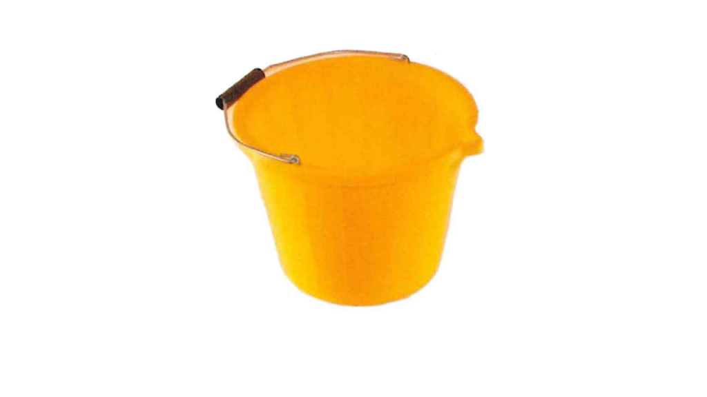 3 Gallon Yellow Plastic Bucket - Thames Roofing & Building Supplies Ltd.